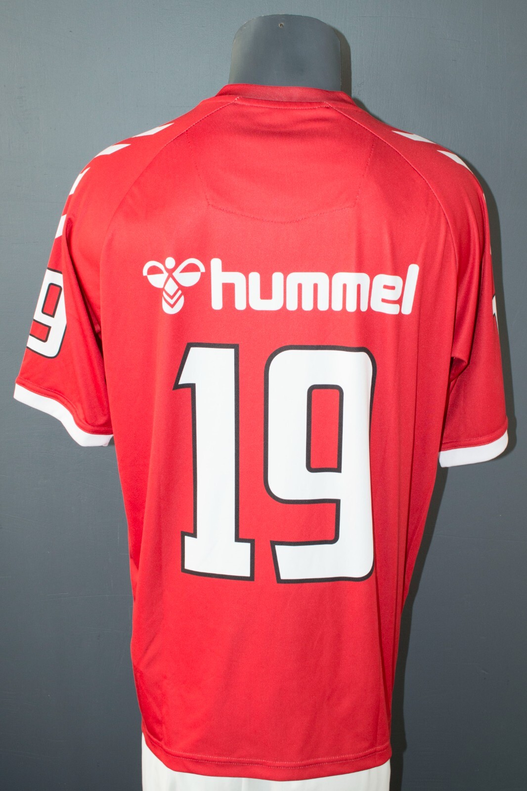Denmark Rugby Jersey Home Hummel Rugby Union Shirt Mens Size Adult L ...