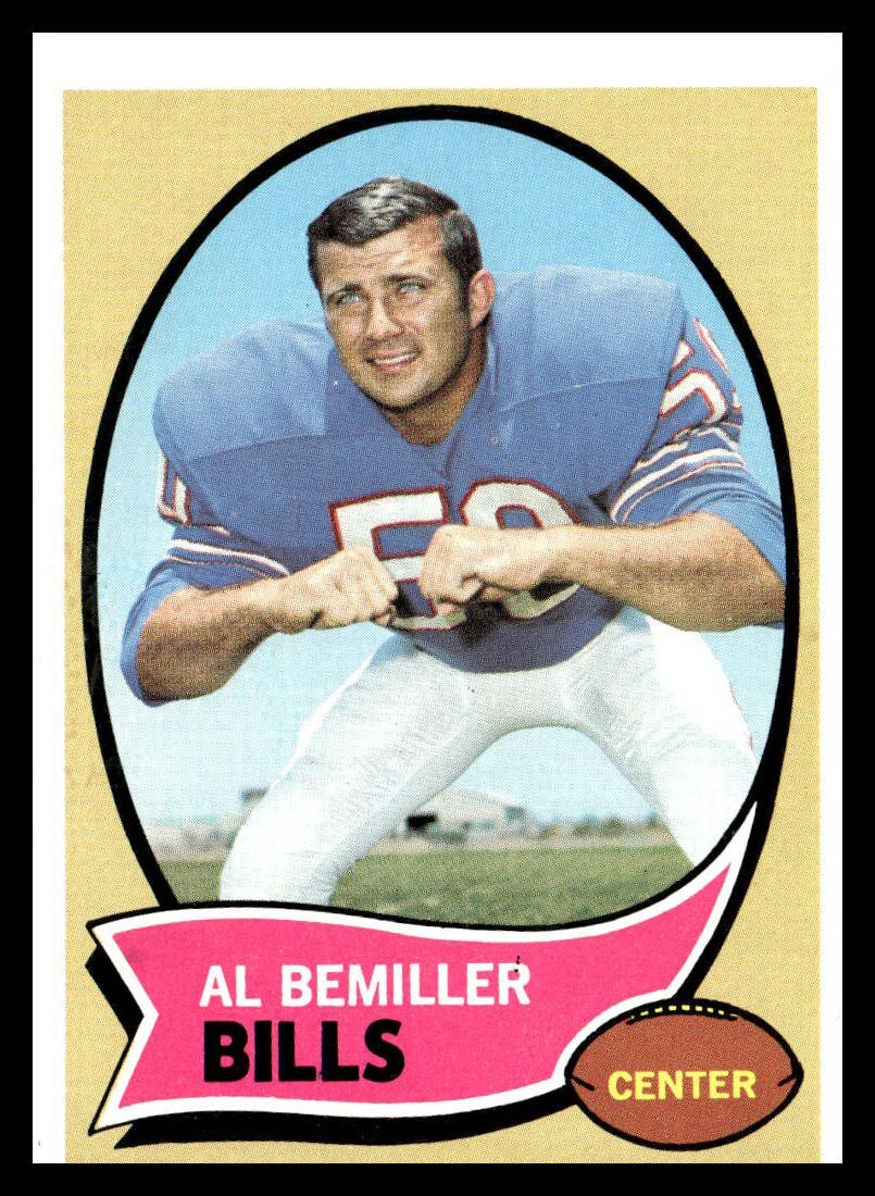 1970 Al Bemiller Topps Football #191 EX-MT *NICE* SET BREAK | eBay