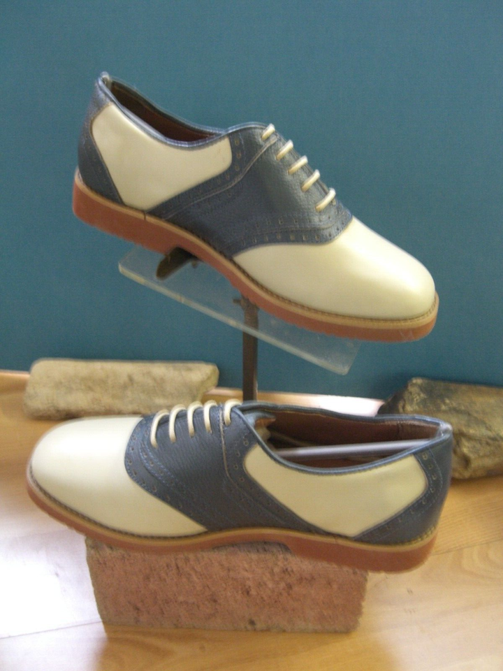 Dressabout Blue/ bone Saddle Shoes NOS sz 13B | eBay