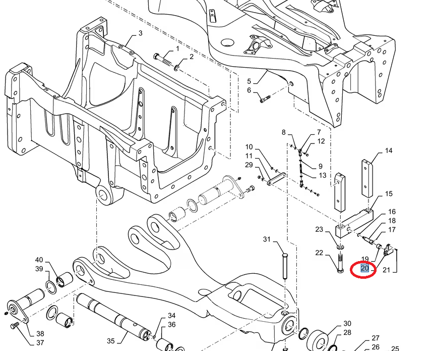 429690A1-87406433-Axle Position Sensor For New Holland & Case IH | eBay
