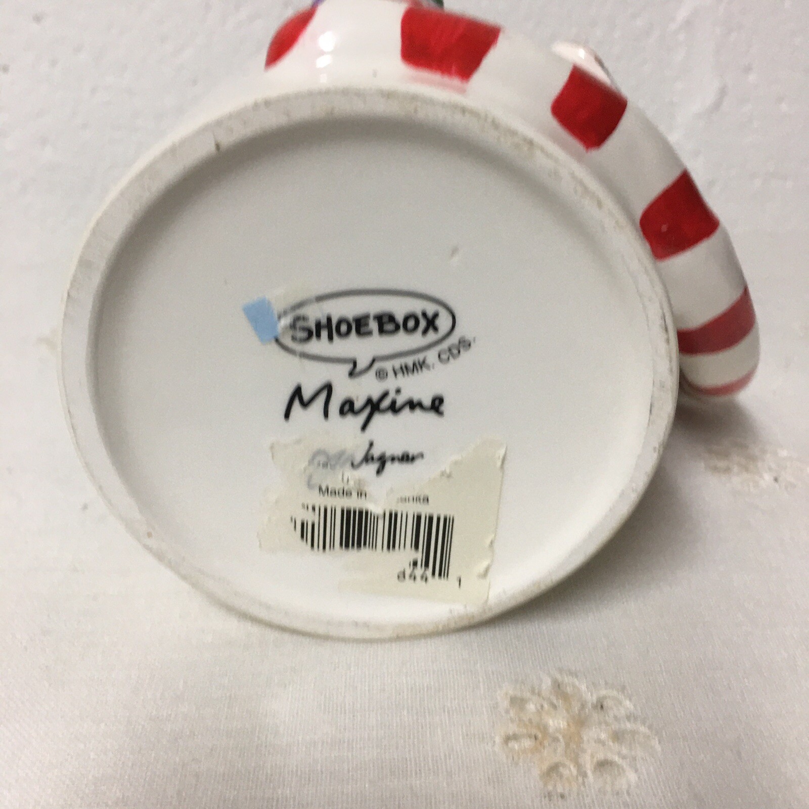 Hallmark Coffee/ Tea Mug Shoebox Maxine J Wagner 3D Ceramic Xmas ...