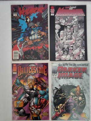 Image Comic Book LOT 4 Violator #1 Bloodstrike #1 Darker Image #1 ...