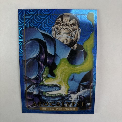 2024 '92 Marvel Masterpiece Blue Traxx Parallel Apocalypse Adam Warlock ...