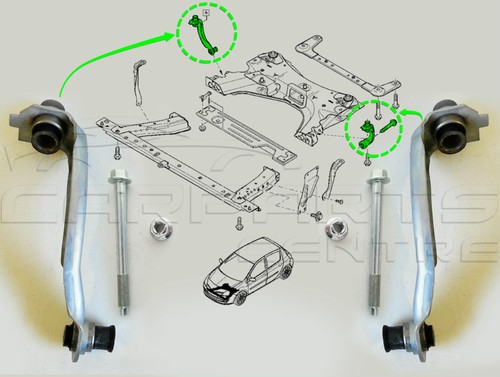 FOR RENAULT CLIO 05- FRONT SUBFRAME MOUNT MOUNTING CONTROL ARM BUSH ...