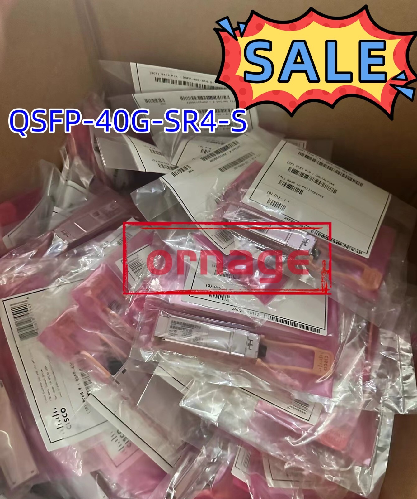 Cisco S-Class QSFP-40G-SR4-S 40G Transceiver Module - 40 Gigabit ...