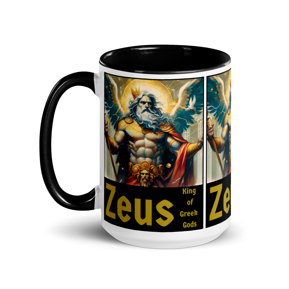 ZEUS King of Greek Gods Mythology Moun Olympus NEW Premium Coffee Mug ...