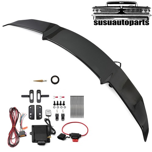 Printed Carbon Fiber Auto Electric Lift Up Down Car Rear Trunk Lid ...