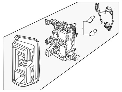 Genuine Ford 2021-2024 Ford Bronco - Tail Lamp Assembly M2DZ-13405-A | eBay