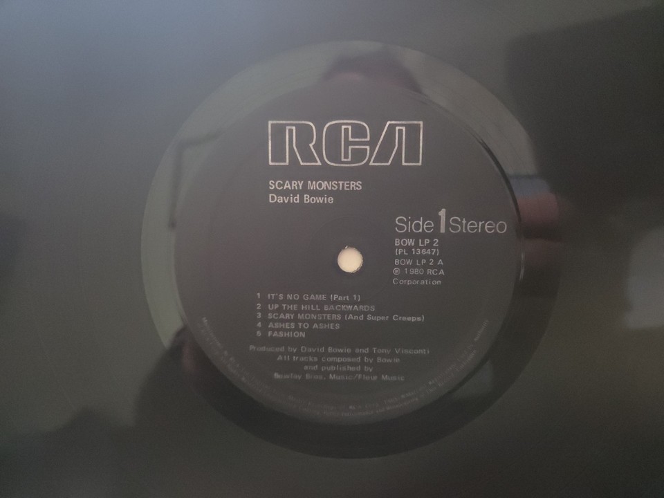 David Bowie Vinyl Album Scary Monsters | eBay UK