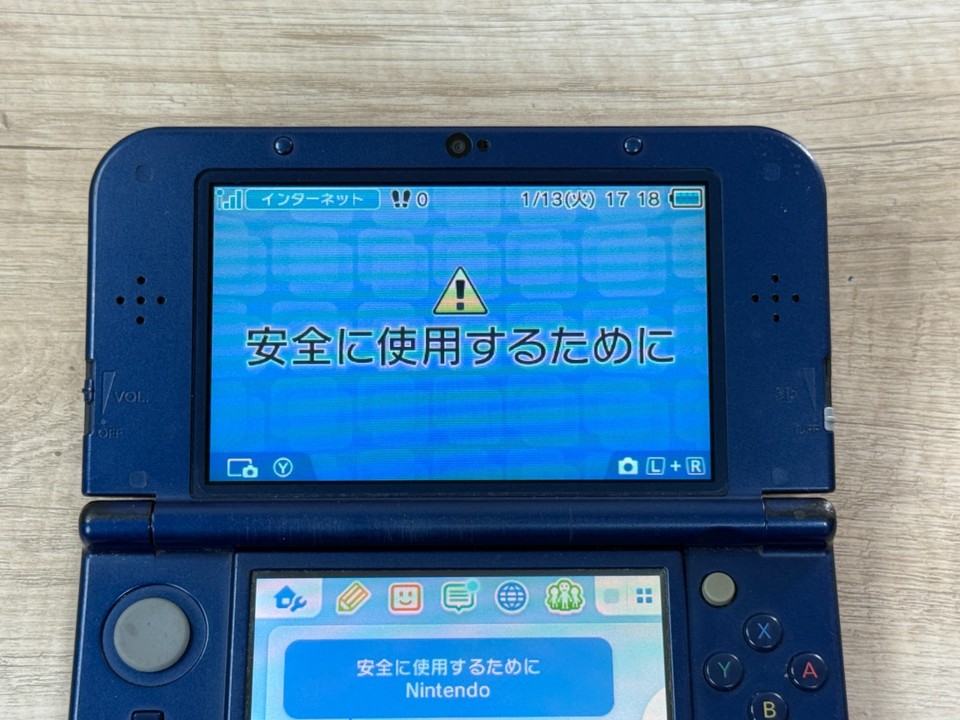 IPS Nintendo New 3DS XL Metallic Blue Console IPS Screen Top Tested ...