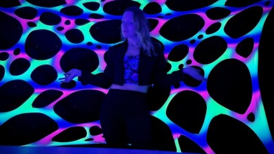 UV Event Decor , Black Light Party, Neon Glow , Stretch Decor, Dj ...