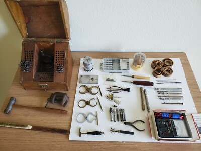 LOT OF WATCHMAKERS VINTAGE WATCH REPAIR TOOLS, BERGEON, VIGOR etc. | eBay