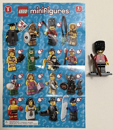 LEGO Minifigure Series 5 ROYAL GUARD 8805 - 100% Complete with Rifle ...