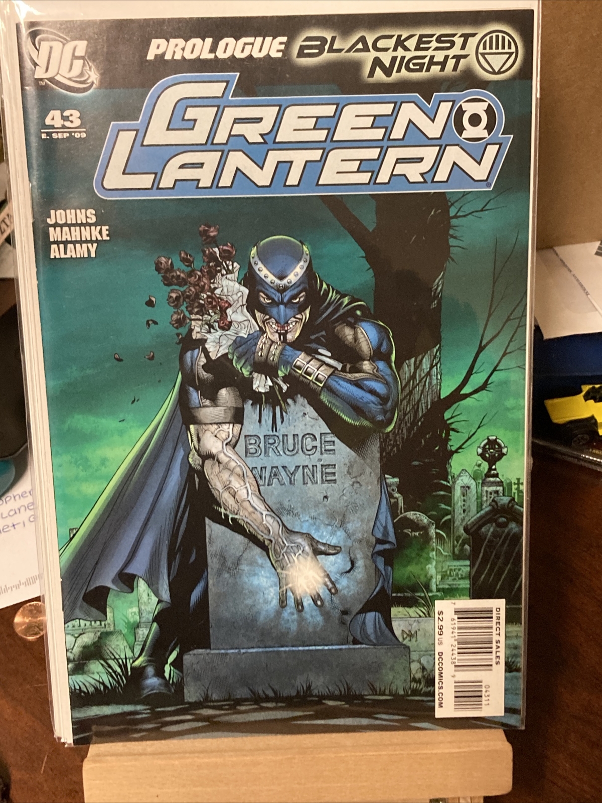 Green Lantern #43 1st Appearance App Black Lanterns DC Comics 2009 Black Hand | eBay