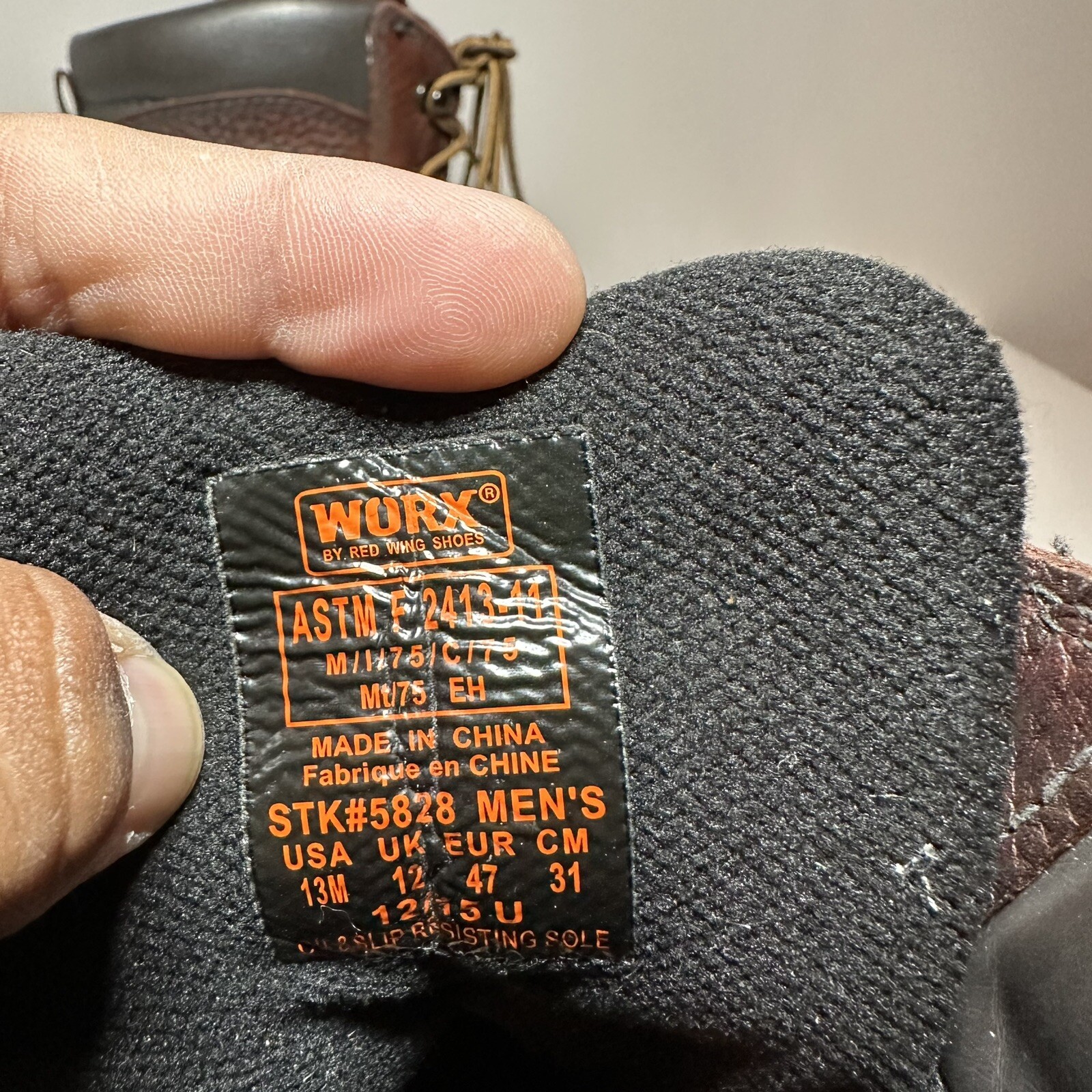 Worx By Red Wing Steel Toe Work Boots Men’s Size 13M … - Gem