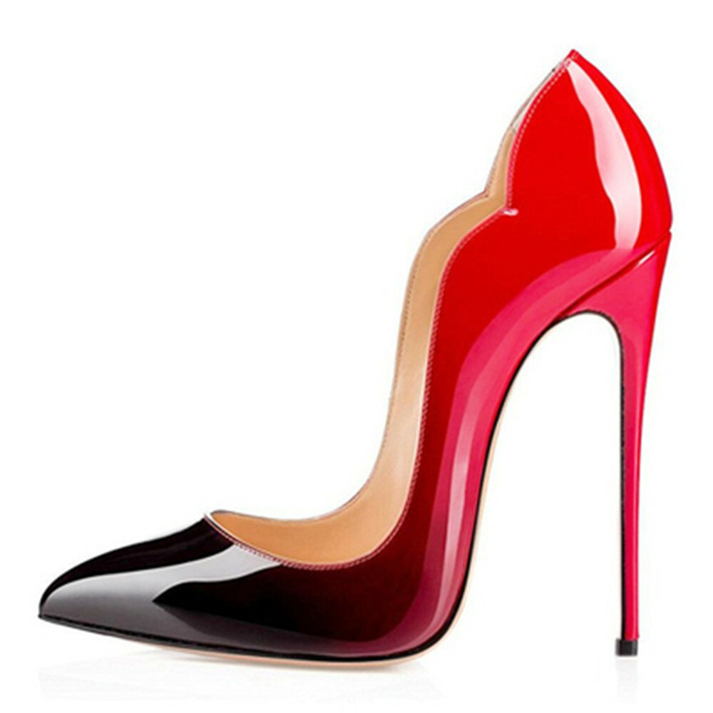 Fashion Women Pumps Pointed Toe Stiletto High Heels Prom Shoes Woman ...