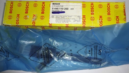Genuine Bosch Common Rail Injector 0445110260, Mahindra 2.6 L CRDe ...