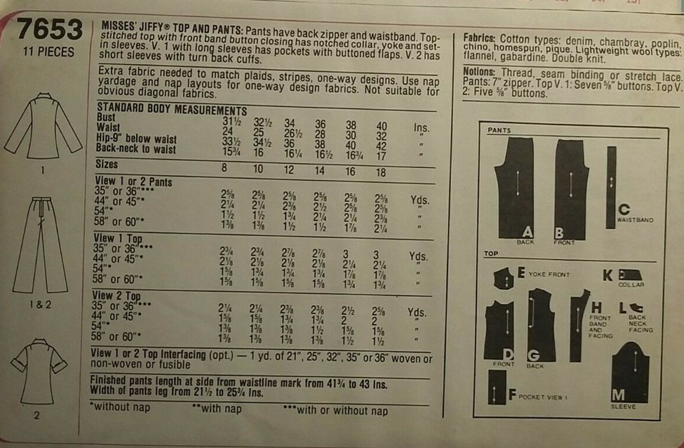Real Vintage Sewing Patterns 70’S Dresses Skirts Jackets Pants -U PICK ...