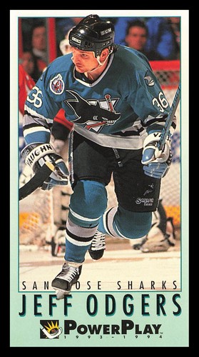 Jeff Odgers #224 1993-94 Fleer PowerPlay San Jose Sharks | eBay