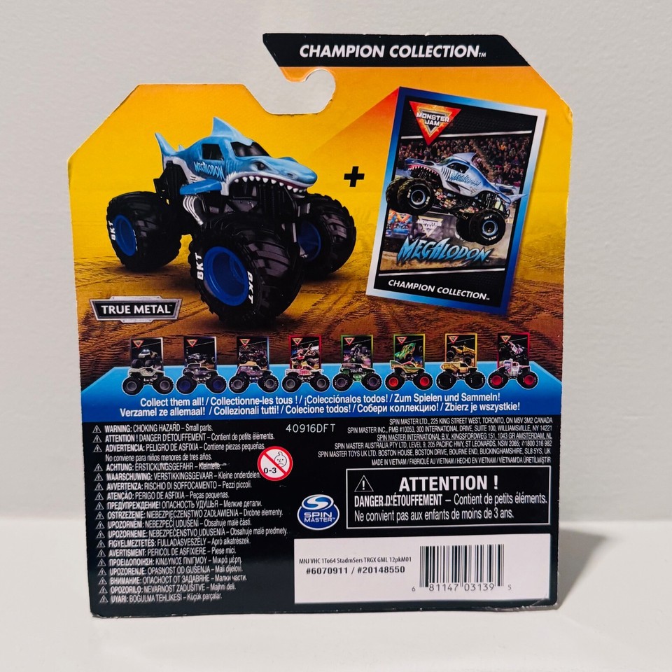 TARGET EXCLUSIVE MONSTER JAM TRUCKS 1:64 CHAMPION COLLECTION SOLD ...