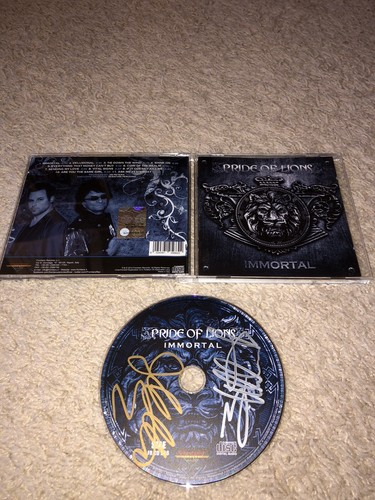 SIGNED! Immortal By Pride Of Lions CD Rock Jim Peterik Survivor ...