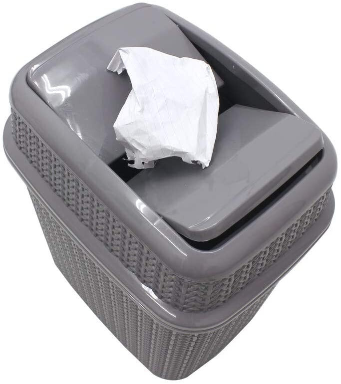 7L/8L/9L/10L Plastic Paper Bins Waste Storage Dustbin Rubbish Home ...