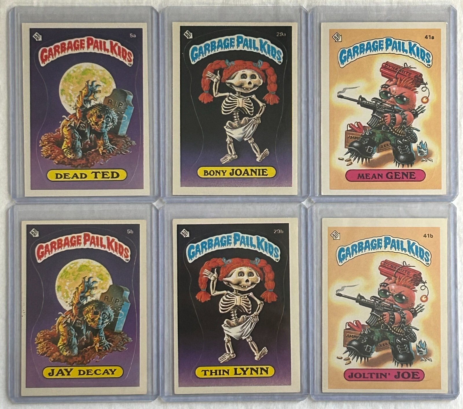 1985 Topps Garbage Pail Kids 1ST SERIES 1 Nasty Nick GPK Adam Bomb OS1 ...