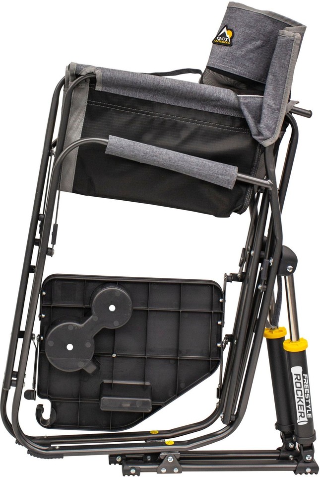 GCI Outdoor Freestyle Rocker Chair with Side Table, Pewter. Free ...