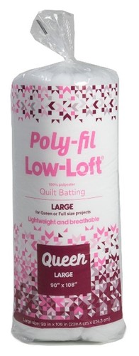 Low Loft Quilt Batting Polyester Fiber Fill for Quilting Crafting Queen ...
