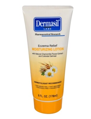 Dermasil Eczema Relief Moisturizing Lotion 6 oz. Tubes | eBay