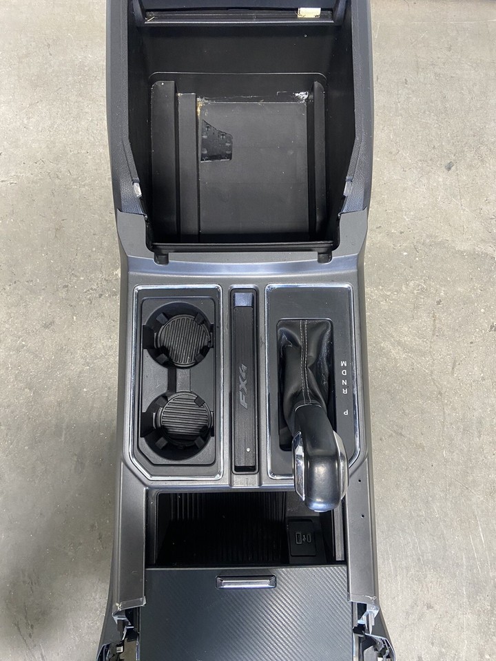 2015-2021 Ford F150 F250 F350 Black Center Console | OE | Plastic