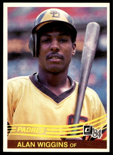 1984 Donruss 568 Alan Wiggins San Diego Padres Baseball Card | eBay