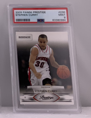 2009-10 Panini Prestige #230 Stephen Curry Steph Stef ROOKIE PSA 9 ...
