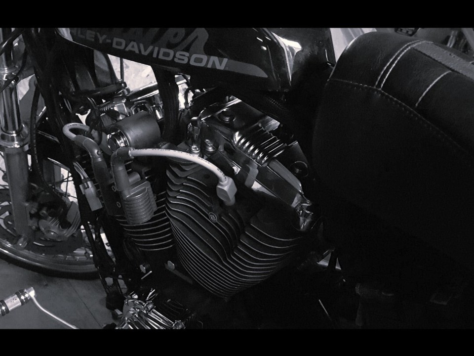 JBSporty ♤ Harley Sportster Iron 48 72 Coil Ignition Relocation Kit ...