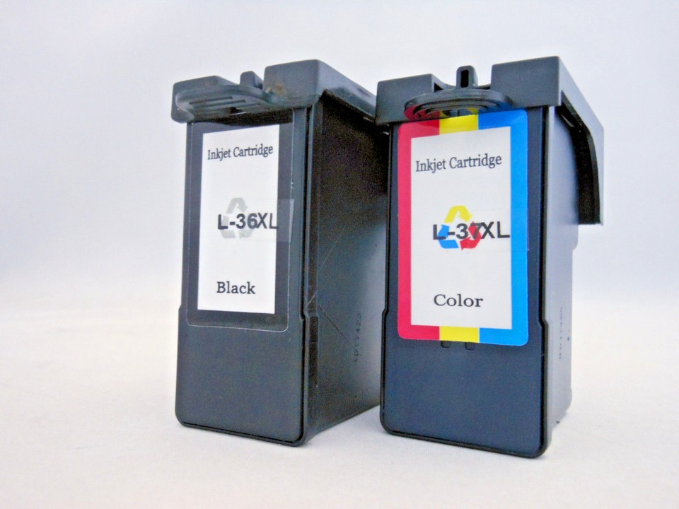 36XL BLK & 37XL CLR Ink Cartridge for Lexmark X6675 X6650 X5650 X4650 ...