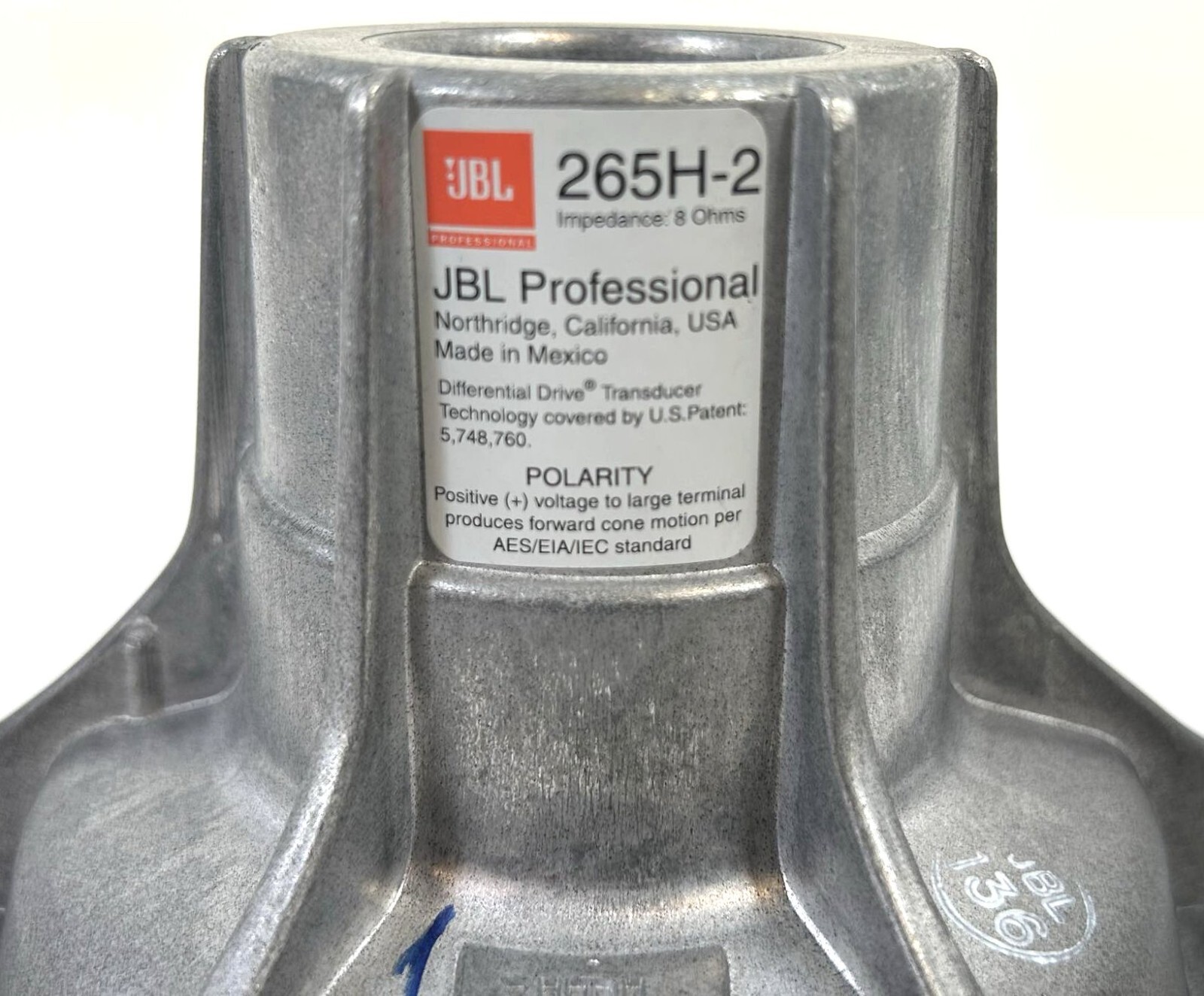 JBL Pro Model 265H-2 / 15" 400W Neodymium LF Subwoofer Speaker NR MINT ...