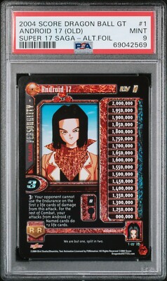 Limited Edition Alt Foil Android 17 Old Personality DBZ DBGT Dragon ...