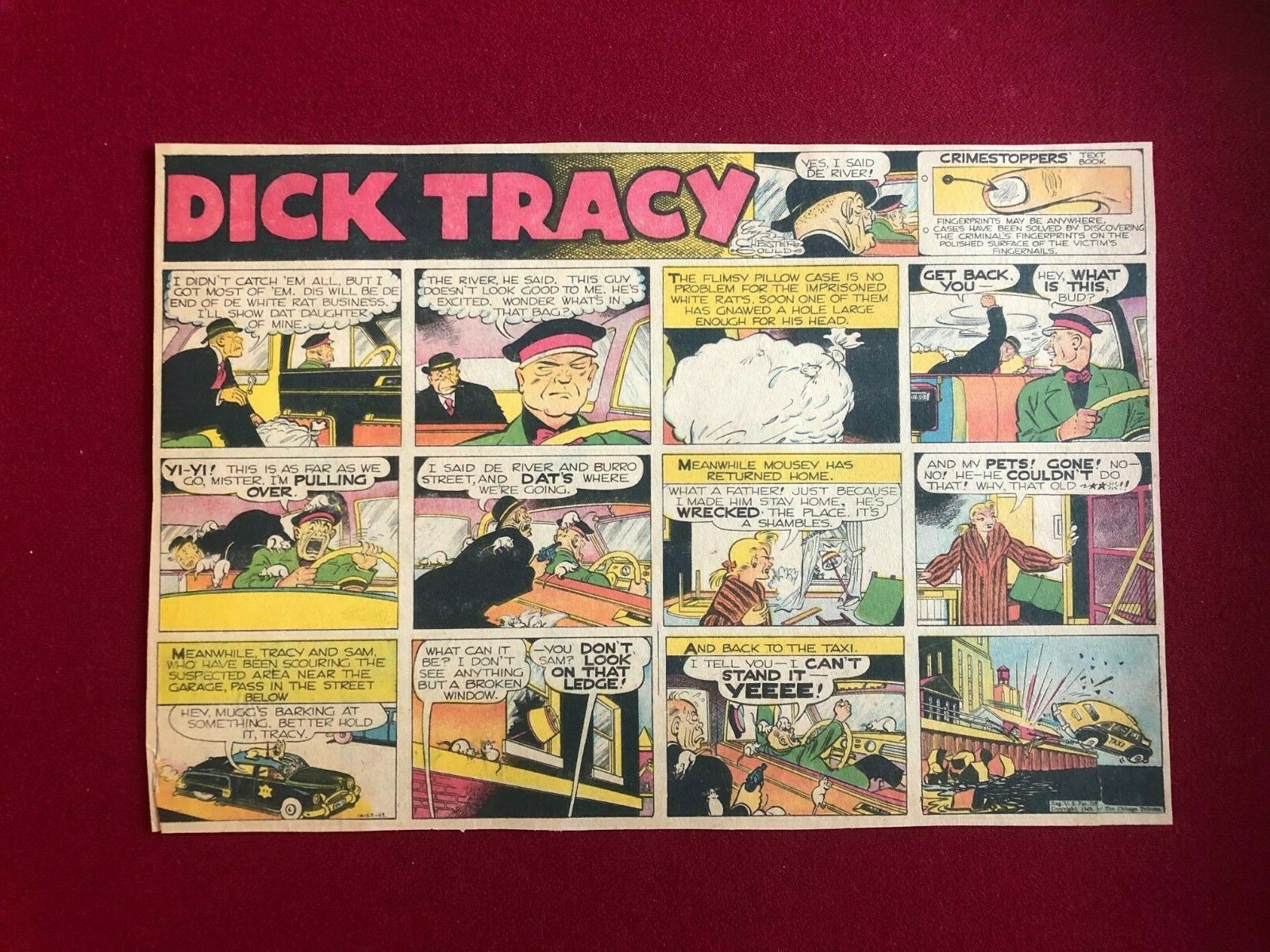 1949, DICK TRACY, 1/2 Page, Sunday Comic Strip (Scarce / Vintage) | eBay