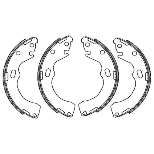Rear Brake Shoe Set for Ford Escape BA ZA ZB ZC 4cyl 2.3L V6 3.0L 2001 ...