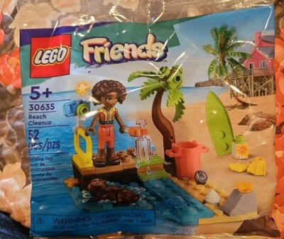 Lego Friends Beach Clean Up 30635 Poly Bag Set New Factory Sealed 2023 ...