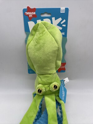 Bark Under The Seams, Billy The Squid Dog Toy, All Dog Size, Squeaker ...