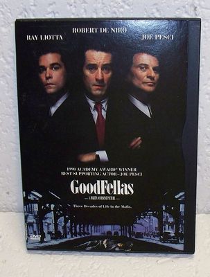 Goodfellas DVD Robert De Niro Joe Pesci Lorraine Bracco Ray Liotta ...