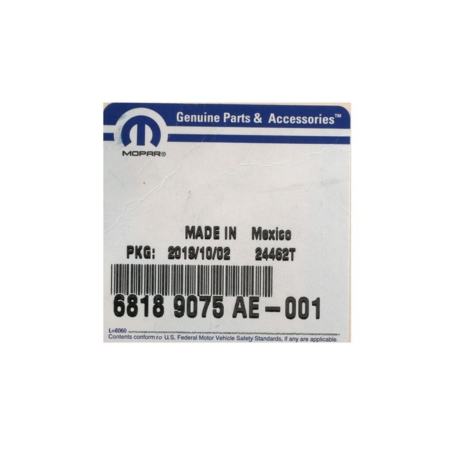 Vapor Canister Purge Valve Hose Connector-Limited, VIN: G Mopar ...