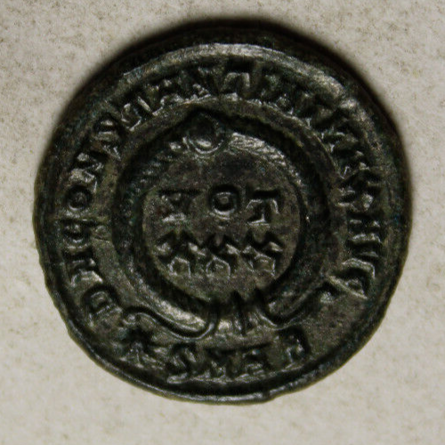 Rare Original Ancient Roman coin Constantine draped bust laurel wreath ...