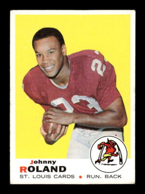 1969 Topps Football #225 Johnny Roland St. Louis Cardinals | eBay