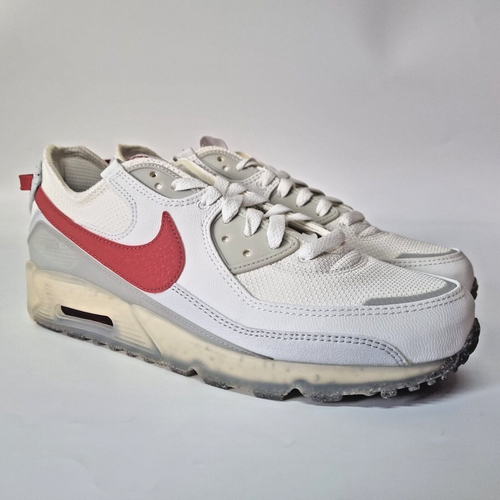Nike Air Max Terrascape 90 White Red Clay Sneakers Men's Sz 11US 10UK ...