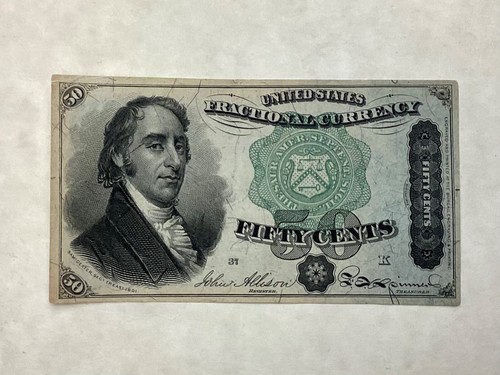 ~ US FRACTIONAL CURRENCY 50 FIFTY CENTS FOURTH ISSUE - DEXTER - FR 1379 ...