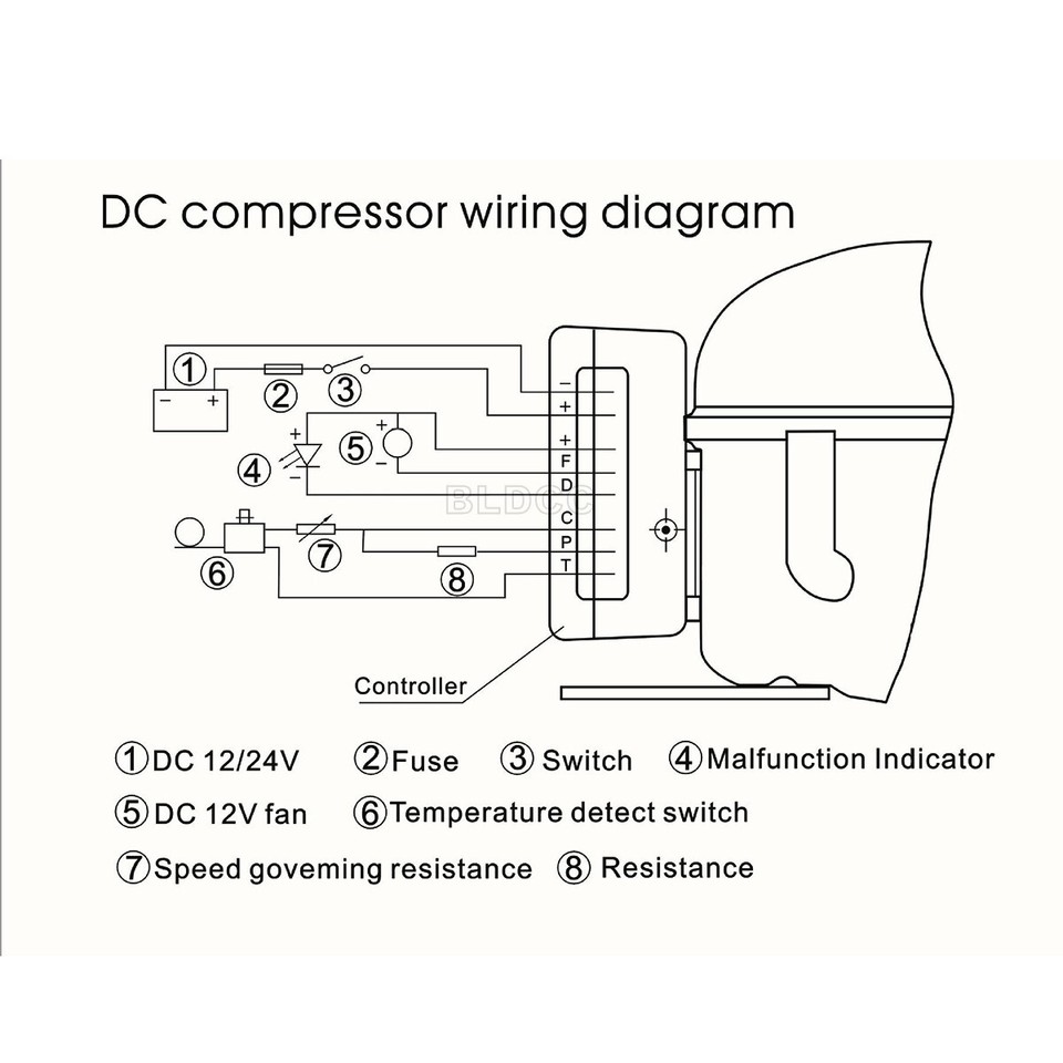 DONPER 12V 24V Electronic Start Unit Controller for SECOP BD35F BD80F ...