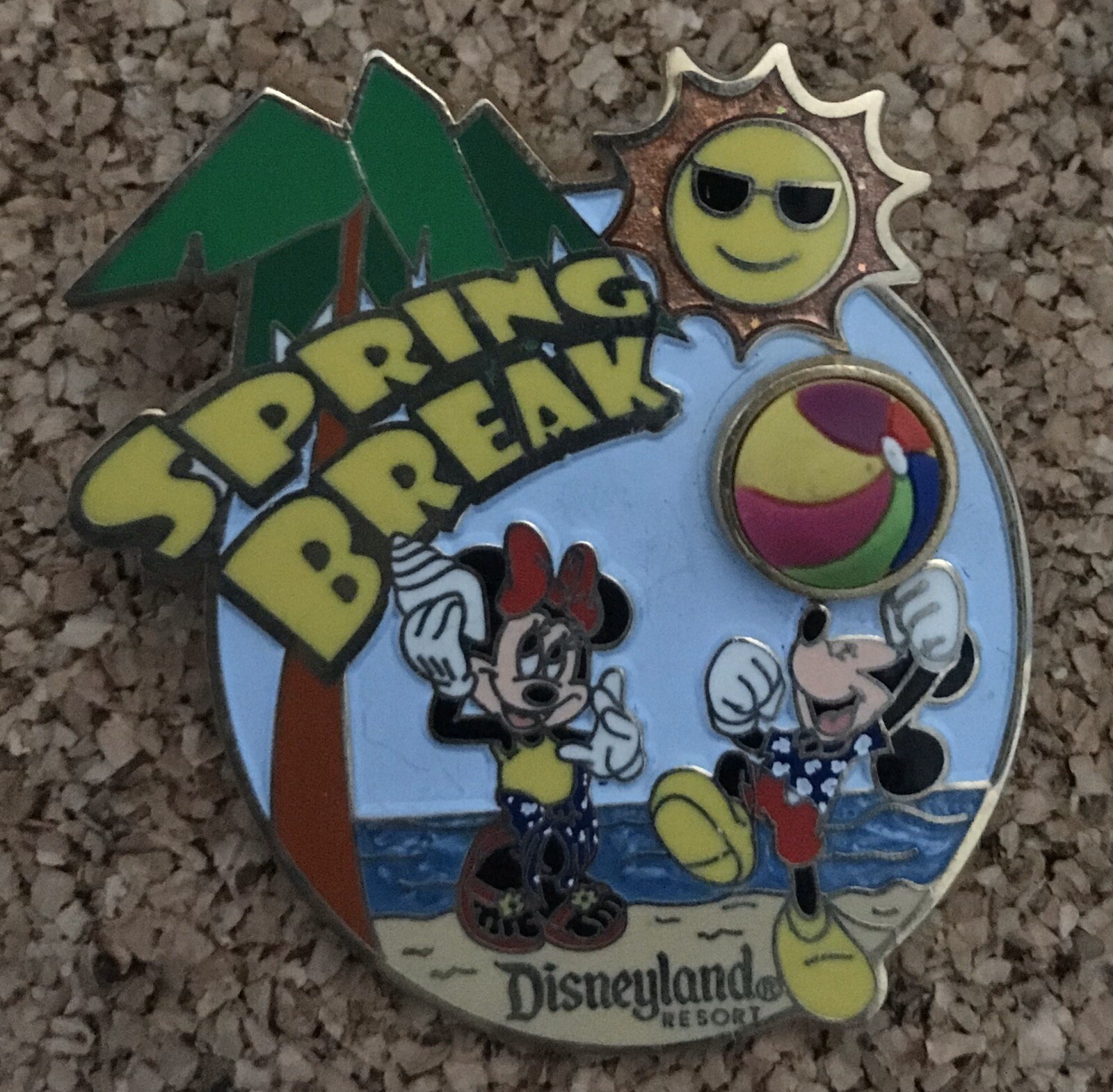 Disney WDW Spring Break Mickey Mouse & Minnie Mouse Pin | eBay