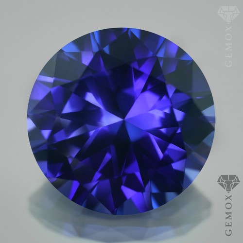 Sapphire Round Cut Authentic Loose Gemstone Noble Blue Corundum Lab ...